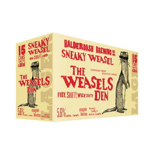 Shop Balderdash - Sneaky Weasel Lager - BC Beer Delivery - Vessel Beers