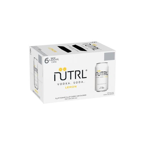 Shop Nutrl - Lemon Vodka Soda - BC Liquor Delivery - Vessel Spirits
