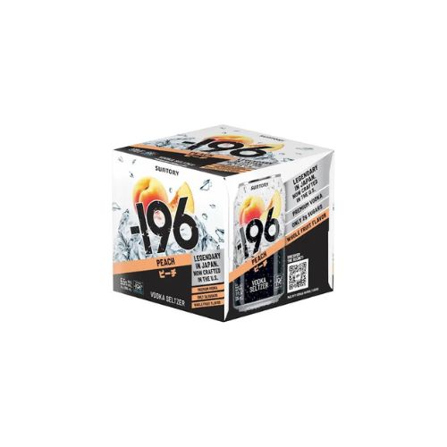 Shop Suntory - 196 Peach Vodka Soda - BC Liquor Delivery - Vessel Spirits