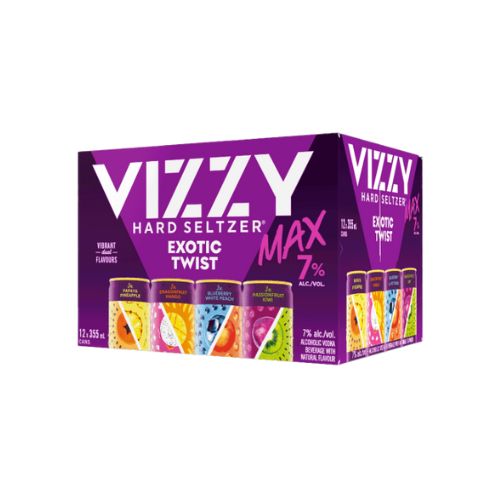 Shop Vizzy - Max Exotic Twist Hard Seltzer Variety Pack - BC Liquor ...